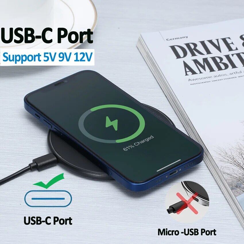 100W Wireless Charger Induction Fast Wireless Charging Pad – peninsula717